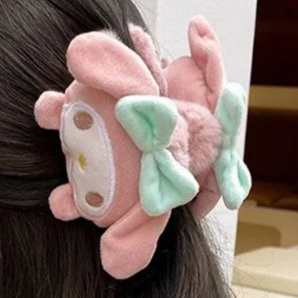 Accessories | Nowt Sanrio My Melody Plush Hair Clip Accessory For Girls ...